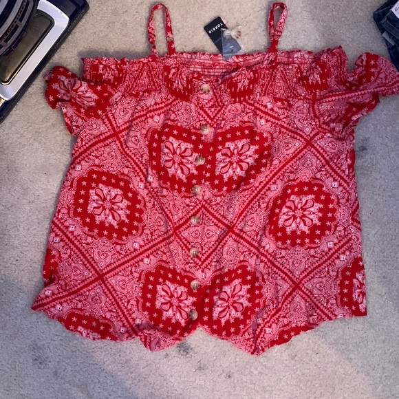 torrid | Tops | Red Dress Top | Poshmark